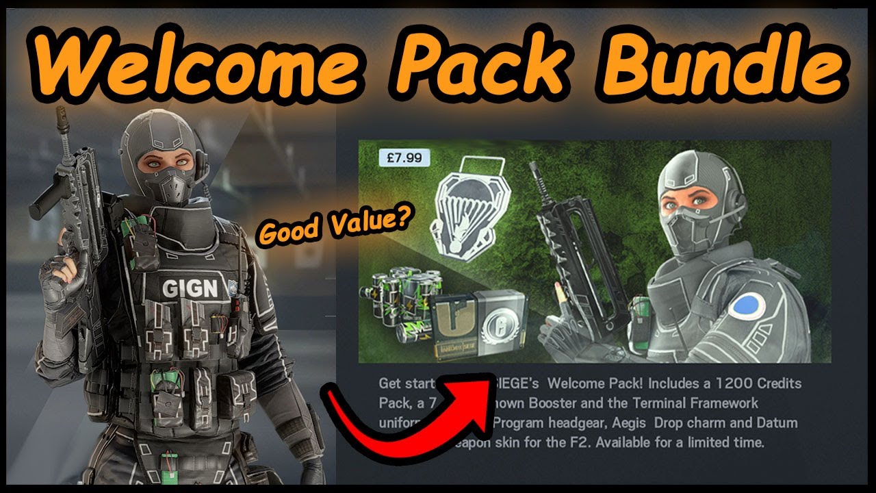 NEW Welcome Pack Bundle (Digital Content) - Rainbow Six Siege Shadow Legacy