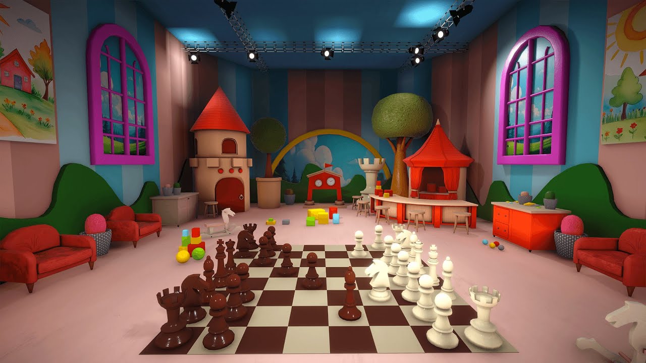 Kids TV Studio 3. | Virtual TV Studio | Unity Engine