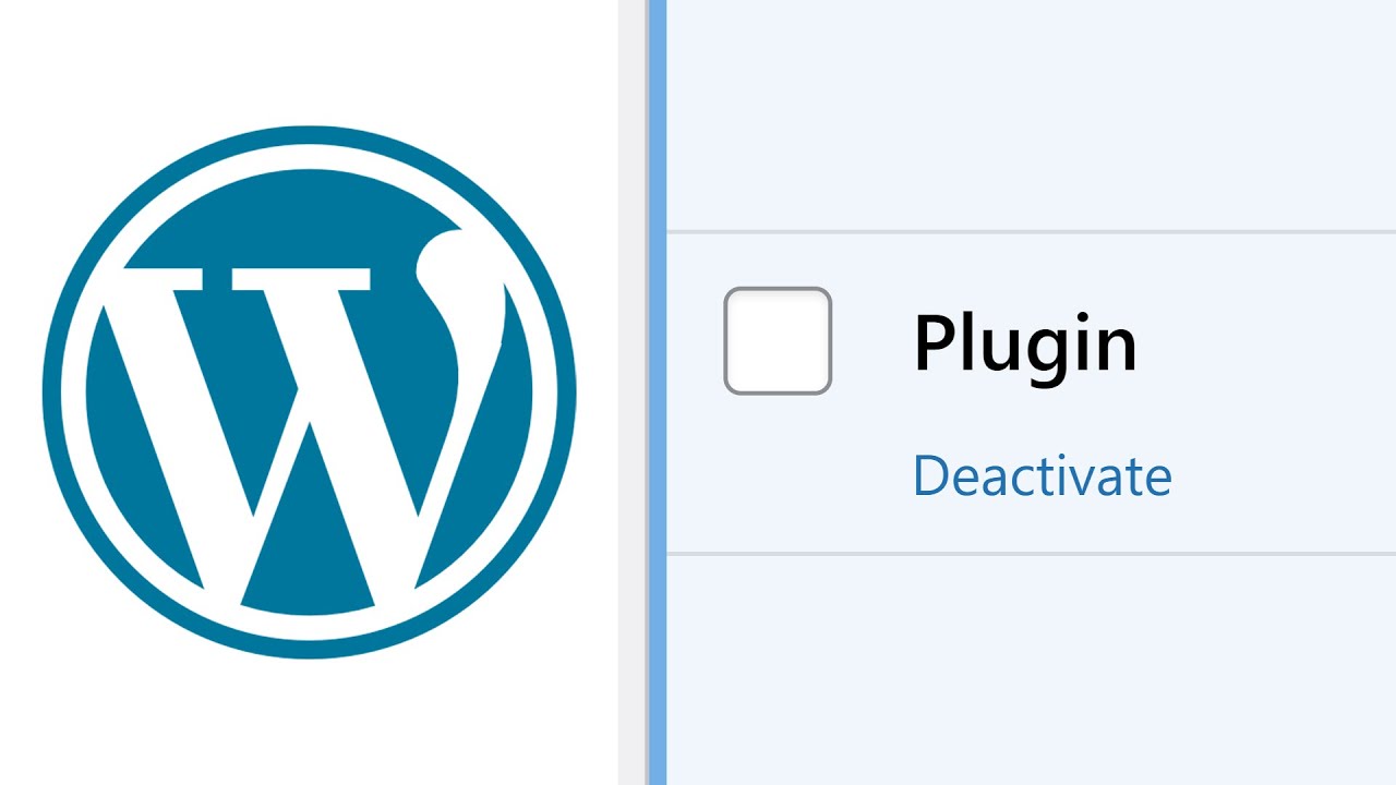 How to Disable/Deactivate WordPress Plugins (3 Methods)
