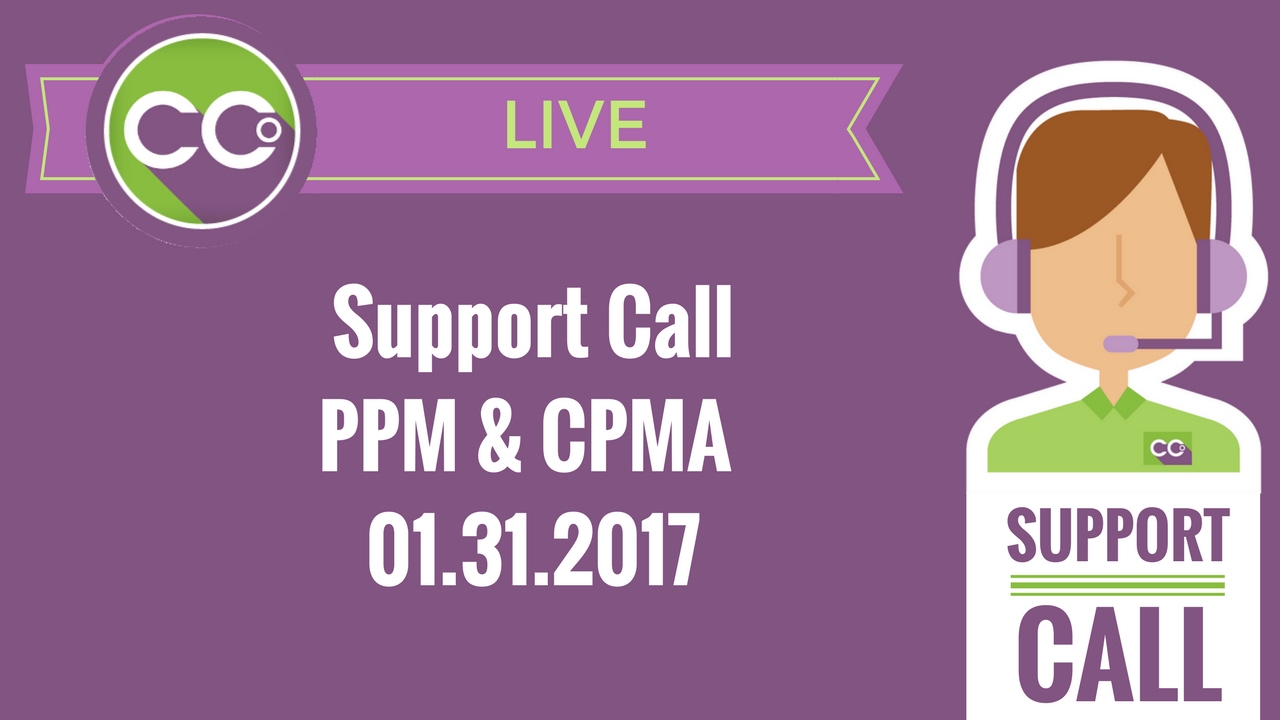 CCO Live Support Call | Auditing & Practice Management | 01.31.2017