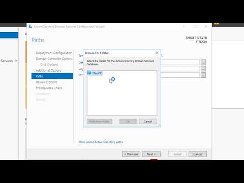 How to install Active Directory (AD DS) and build a Domain Controller