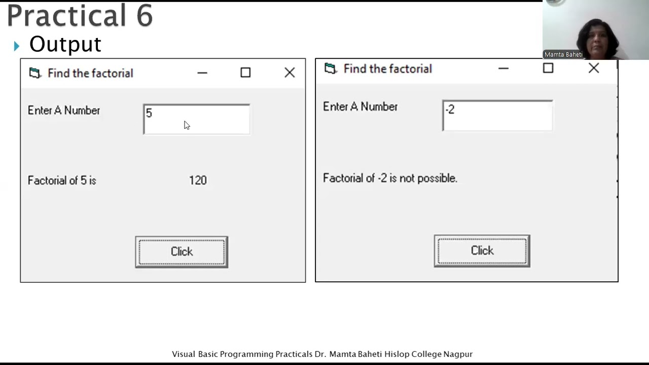 Visual Basic Practical 6