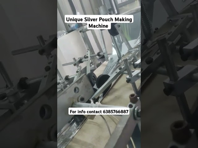 Silver Foil Pouch Making Machine - Unique Silver Pouch Making Machine ...