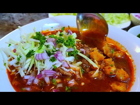 How to make Slow Cooker POZOLE ROJO easy!