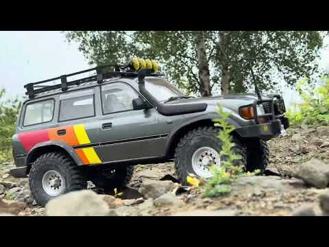 FMS FCX10 LC80 Land Cruiser A Quarry Trail.