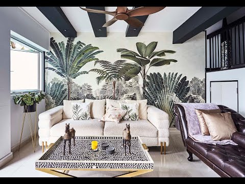 House Tour: A $70k colonial-styled makeover for this HDB maisonette in Hougang