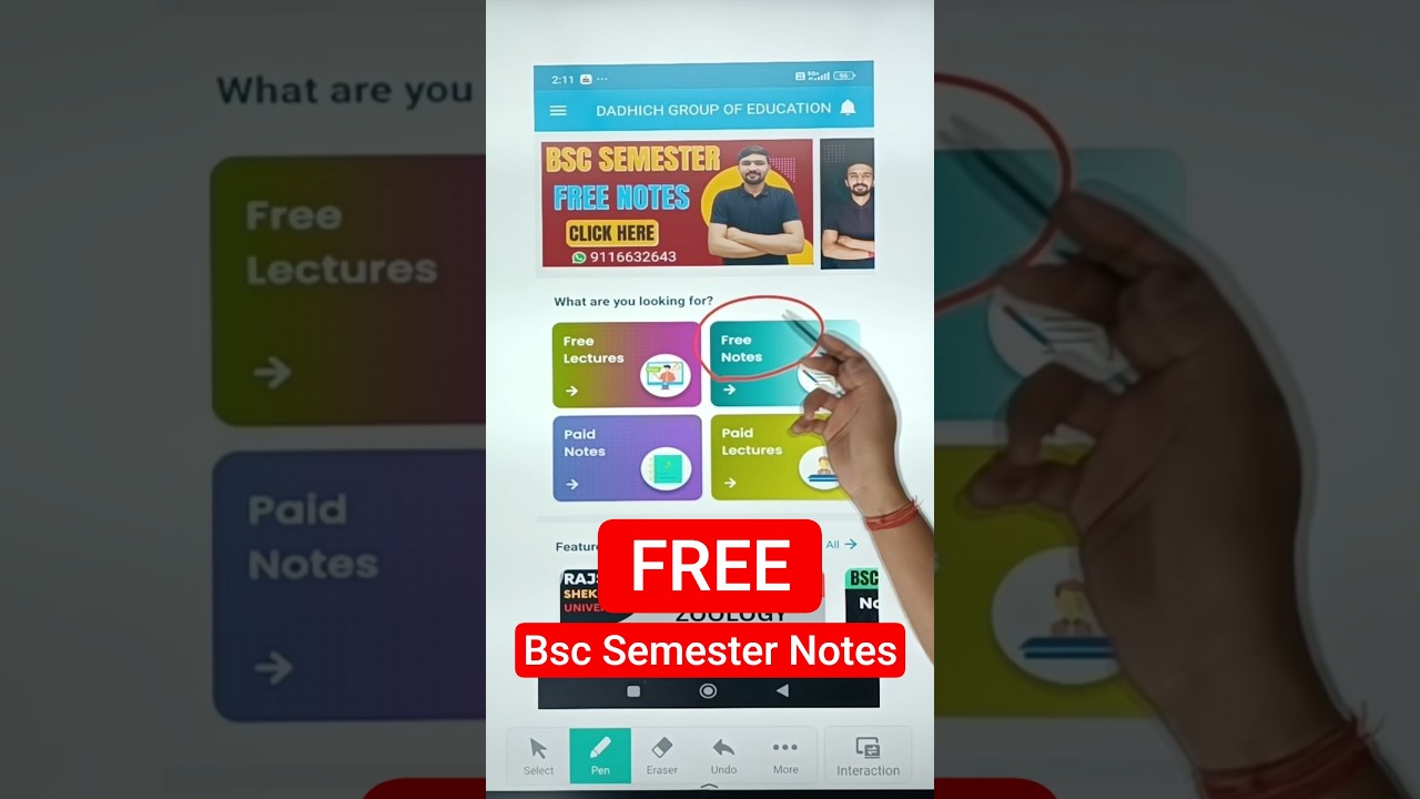 FREE Bsc Notes Download #bscsemester #bscnotes #bsc #dadhichsir