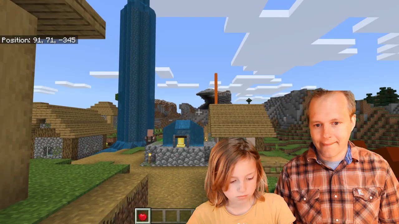 MakeCode Python for Minecraft:Education Edition - Lava Tower and Super Hero