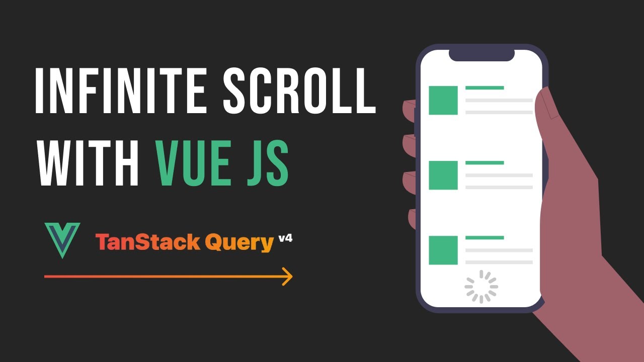 Infinite Scrolling With Vue and Tanstack Query - Tutorial 2026