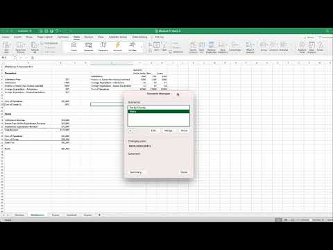 How to Use Excel Scenario Manager to Analyze Different Business Scenarios