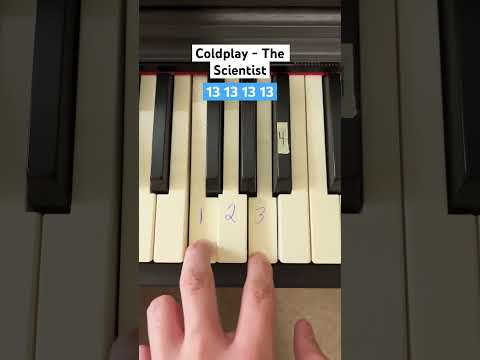 Coldplay The Scientist Piano Tutorial ????✨