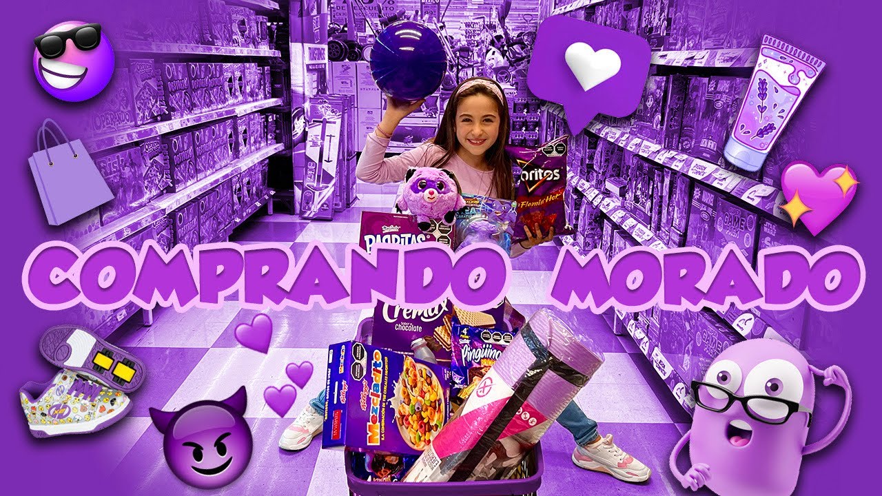 24 HORAS COMPRANDO MORADO  💜 / COMPRAS MORADAS 💜