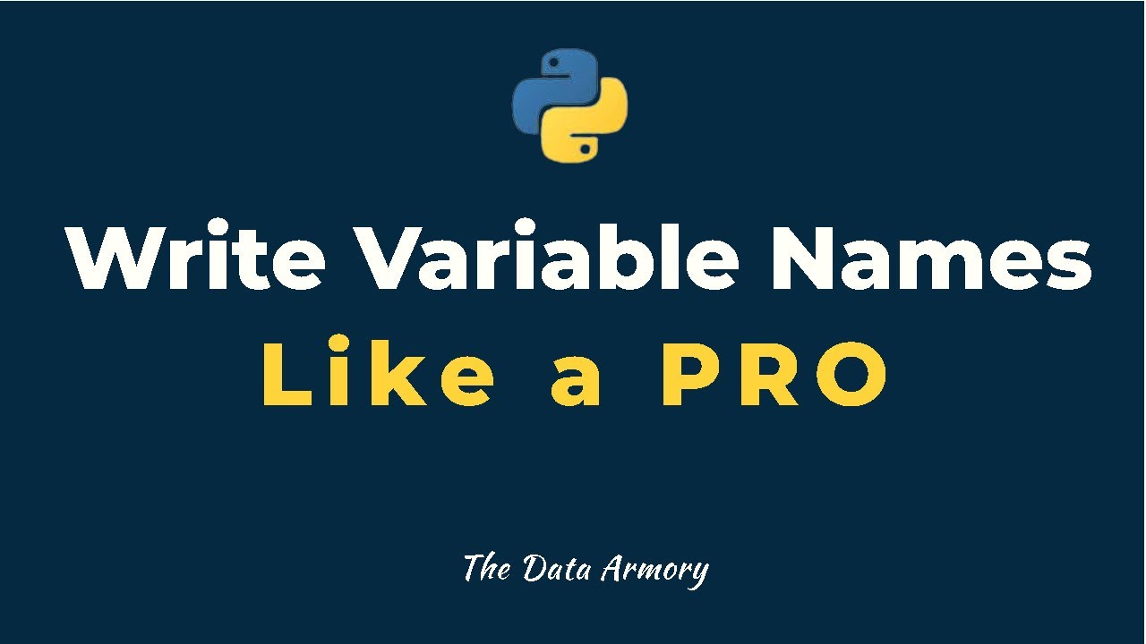 Python Tutorial : Variable names Rules and Guidelines (With Code)