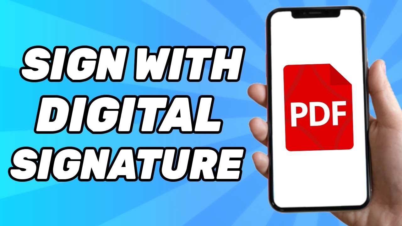 How to Sign PDF with Digital Signature Certificate (2025)