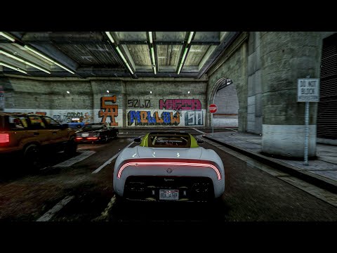 GTA 5 : NaturalVision Evolved "Real Dark" Ray Tracing Reshade Preset 4K Ultra Graphics Gameplay