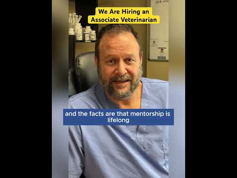 Hiring an #AssociateVeterinarian: #mentorship with Marc Smith, #DVM #veterinaryjobs #veterinarycare