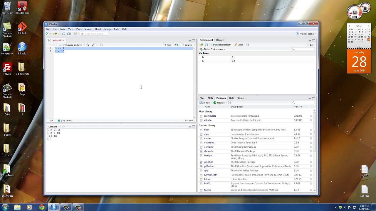 R Programming Tutorial - 4 - Variables