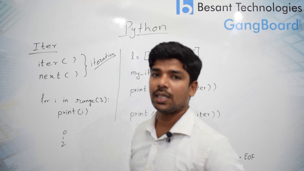 Python Iterators | Python Tutorial For Beginners