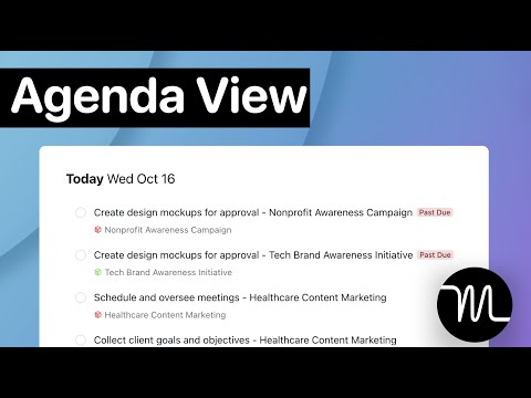 Agenda View