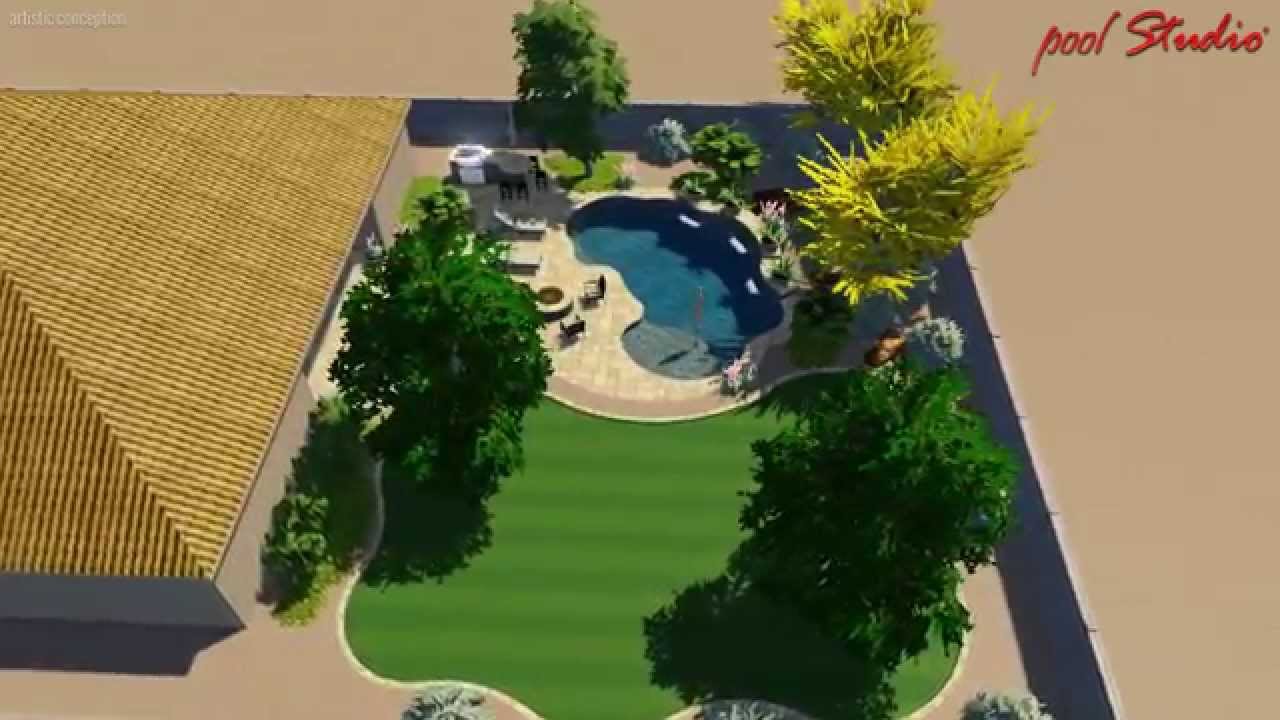 Juarez backyard,  Les Lull, Thunderbird Pools