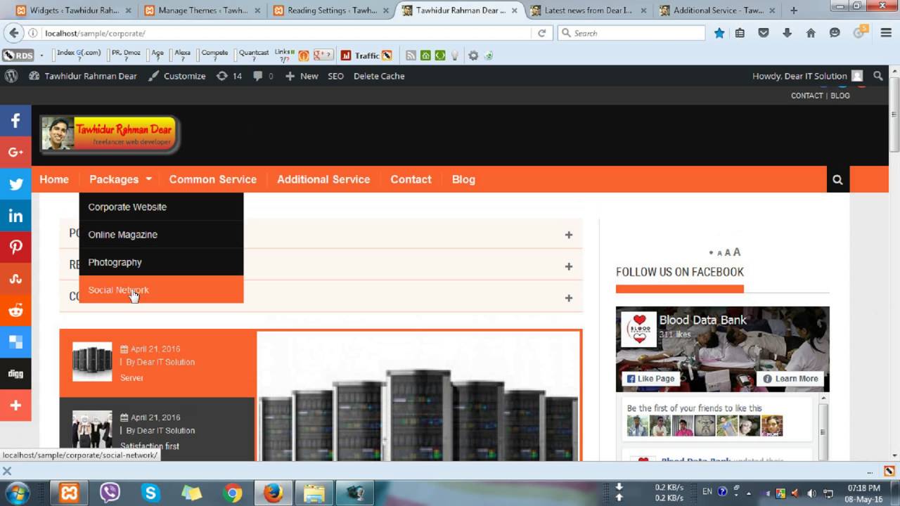Responsive WordPress Theme for Small Business, 15
