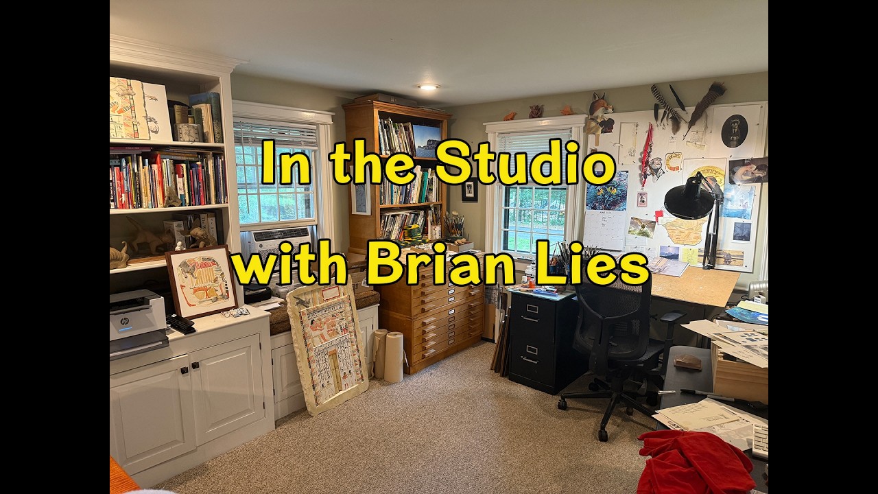 In the Studio with Brian Lies