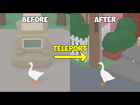 Teleport Mod for Untitled Goose Game