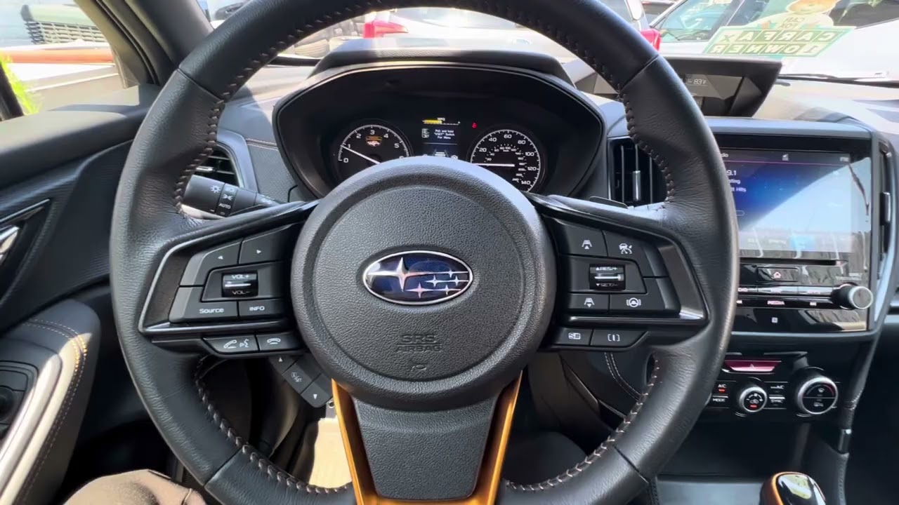 How to use Subaru steering  wheel buttons