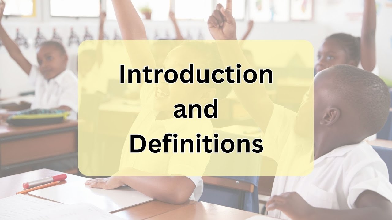Child Safeguarding - Introduction & Definitions