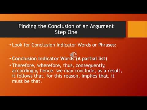 What is an Argument Lecture
