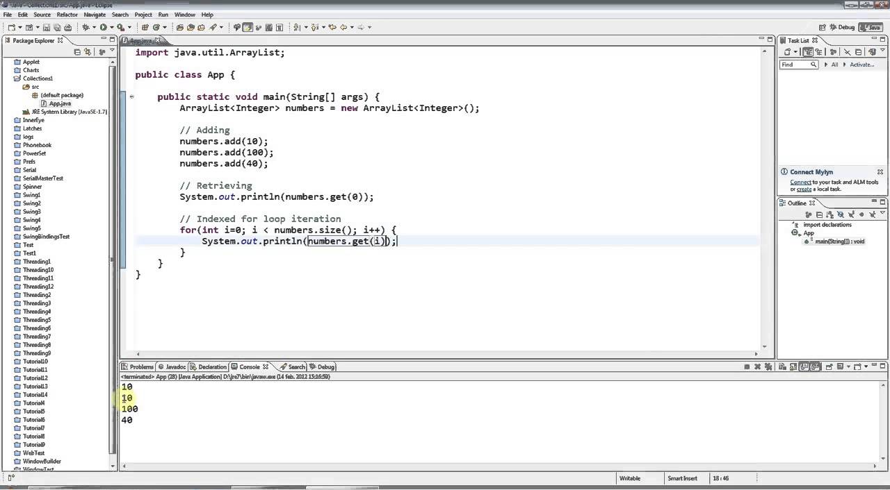 ArrayList  Java Collections Tutorial Part 1