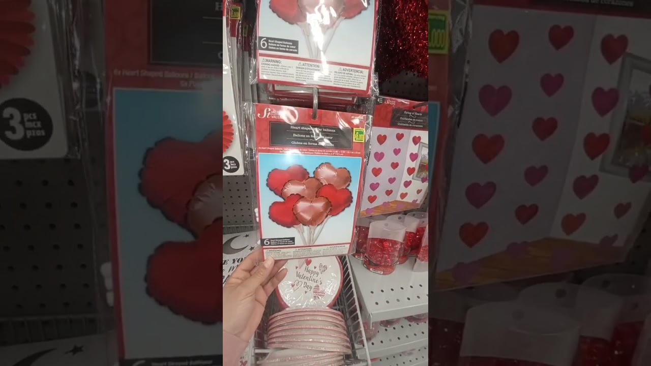 Globos metalizados de corazón #dollarcitycolombia #shortsfeed #shortvideo #parati #fiesta #decor