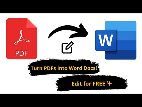 How to Convert PDF to Editable Word Document (Free)