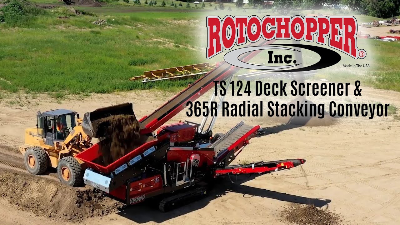 The TS 124 | Deck Screeners | High Production Mobile Scalper