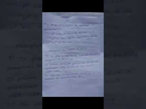 pH biological applications, definition//# shorts #