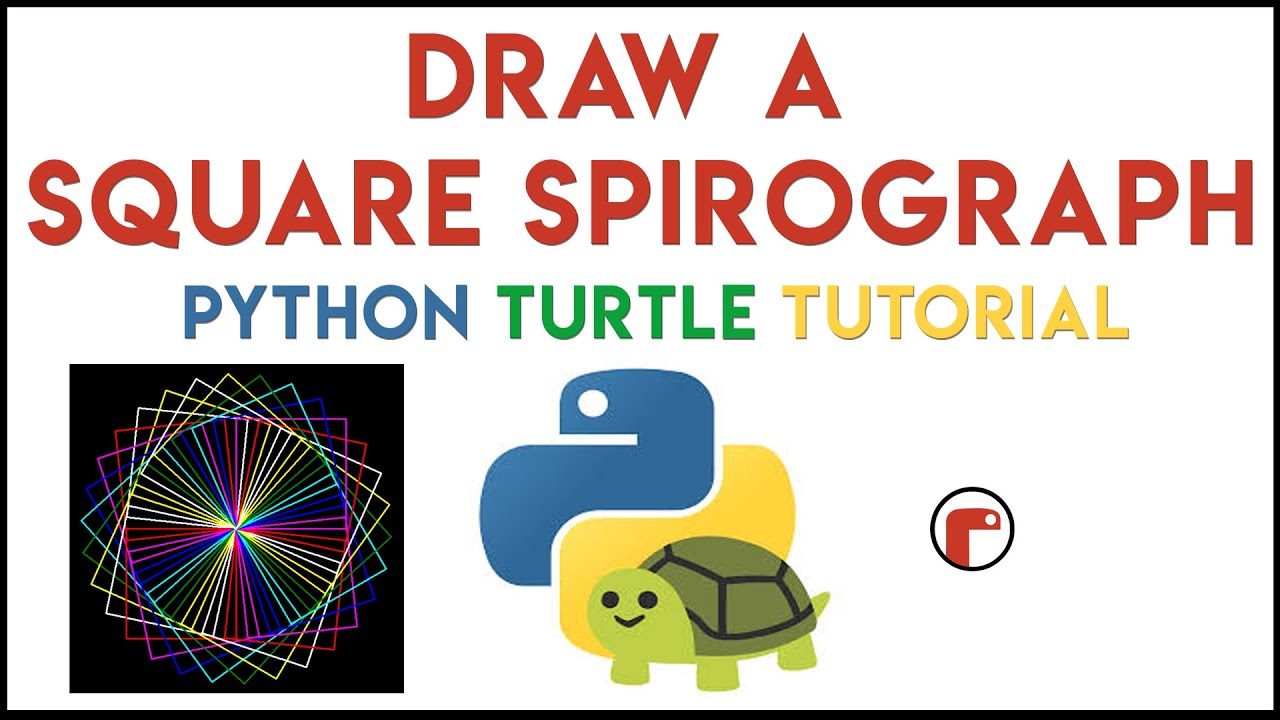 Python Turtle - Square Spirograph Tutorial