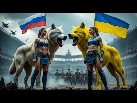 Russia Vs Ukraine | Russian Wolf Vs Ukrainian Wolf I Kyiv Arena Fight I Ceasefire War | Who Win?