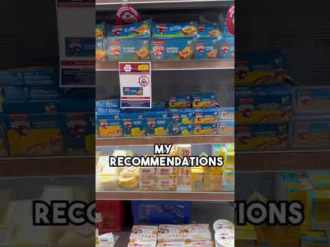 Let’s choose healthier cheese options from the supermarket