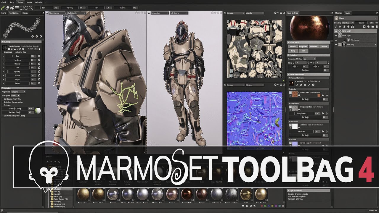 Marmoset Toolbag 4 -- WOW! Substance Painter Has Competition