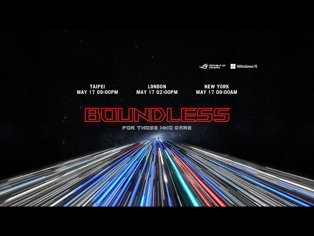 How to watch Asus ROG For Those Who Dare: Boundless event