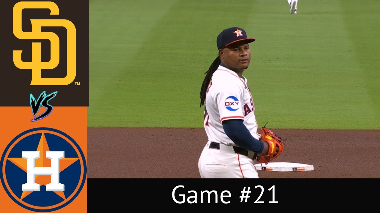 Astros VS Padres Condensed Game 4/20/25