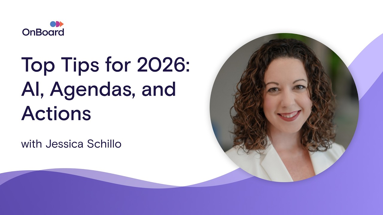Top Tips for 2026: AI, Agendas, and Actions