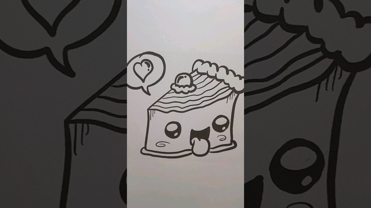 Colorindo Bolo kawaii - Colorindo Bolo #shorts #espaçokidscanal #espaçokids #art