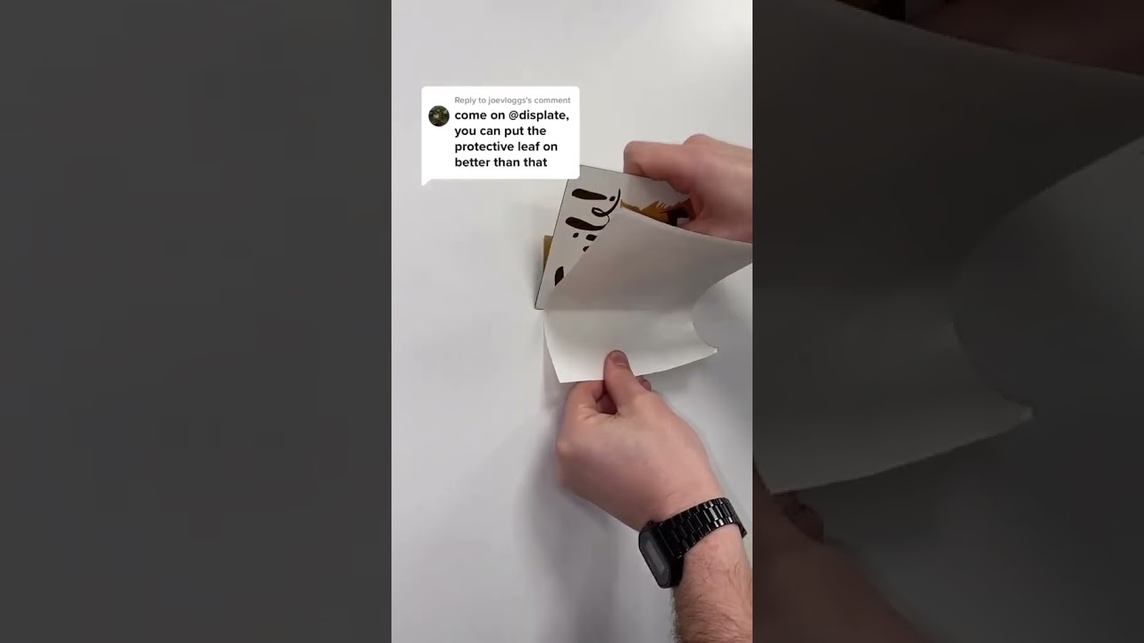 Mounting Displate magnets like a pro 😎 #displate #magnet #metalposter #satisfying