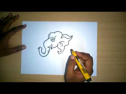 How to draw Lord Ganesha step by step very easily for kids %7C Ganesh ...