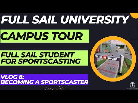 Full Sail University Campus Tour | Becoming a Sports Broadcaster Vlog 8