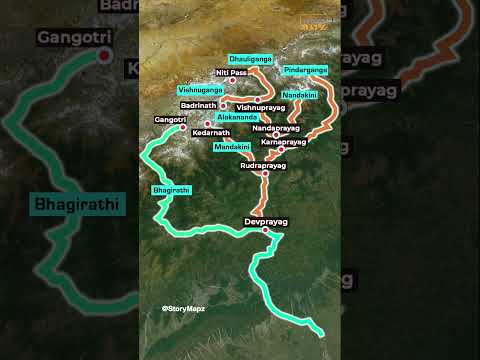 The Mysterious Origin of River Ganga Unveiled! [Mapchic]