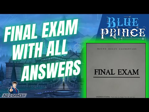 Blue Prince Guide: FINAL EXAM – All Answers for a Perfect Score (100%)