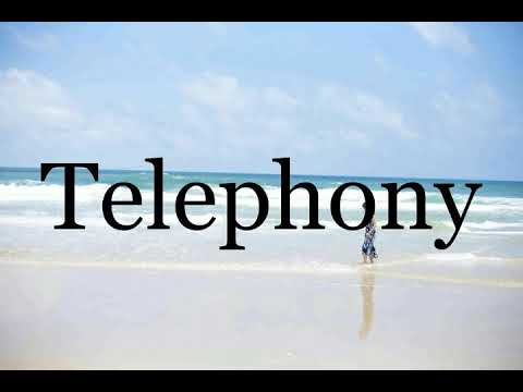 How To Pronounce Telephony🌈🌈🌈🌈🌈🌈Pronunciation Of Telephony