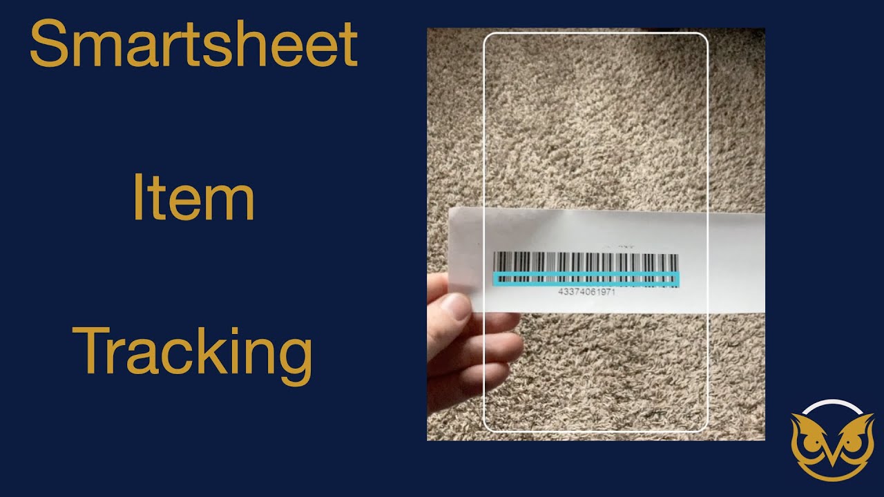 Smartsheet Inventory Management, Asset Tracking, Barcode Scanning with Appsheet